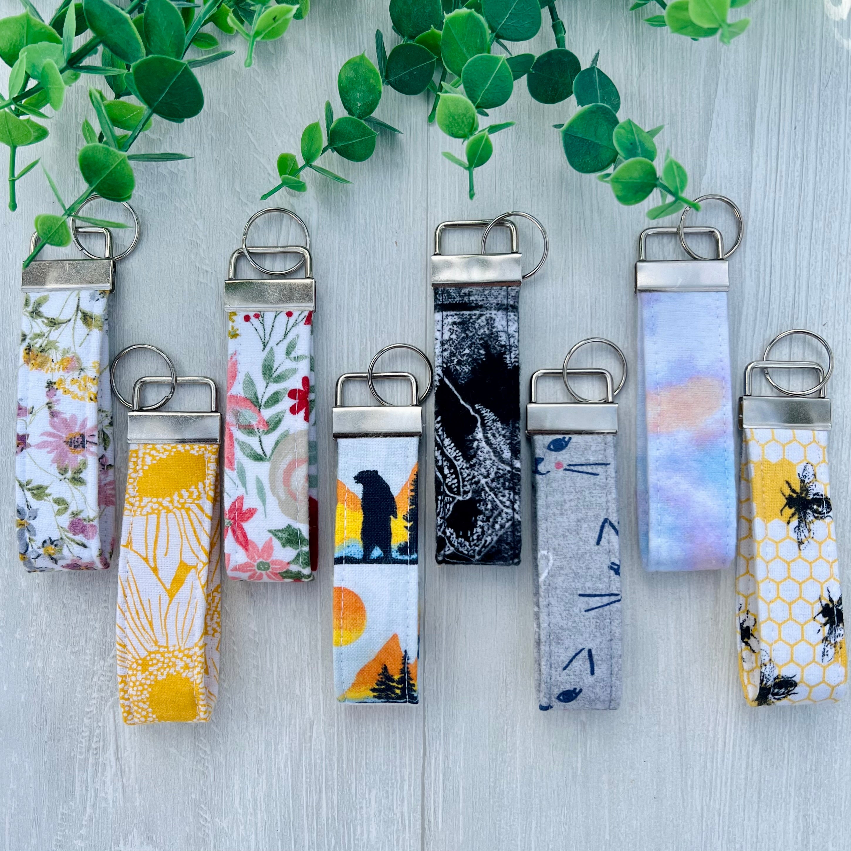 Fabric Keychain Handle – CrystalxClear Collection
